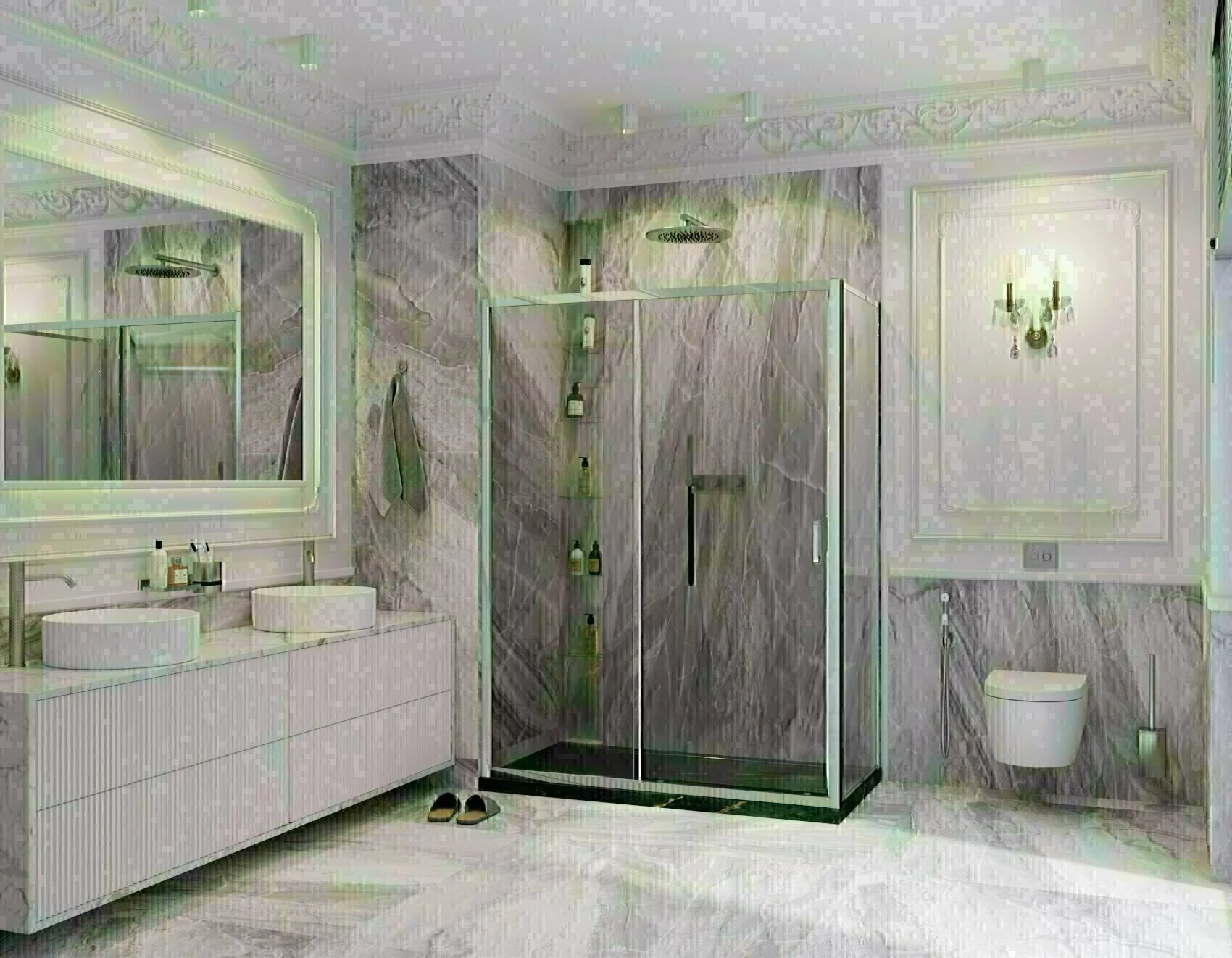 Душевой уголок Ambassador Forsa 17021120AX-70AX 140х70