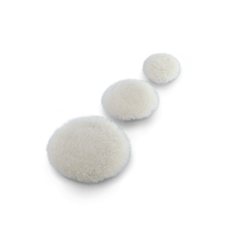 AuTech Полировальный круг комплект - меховой из натуральной овчины стриженный 75мм/50мм/25мм