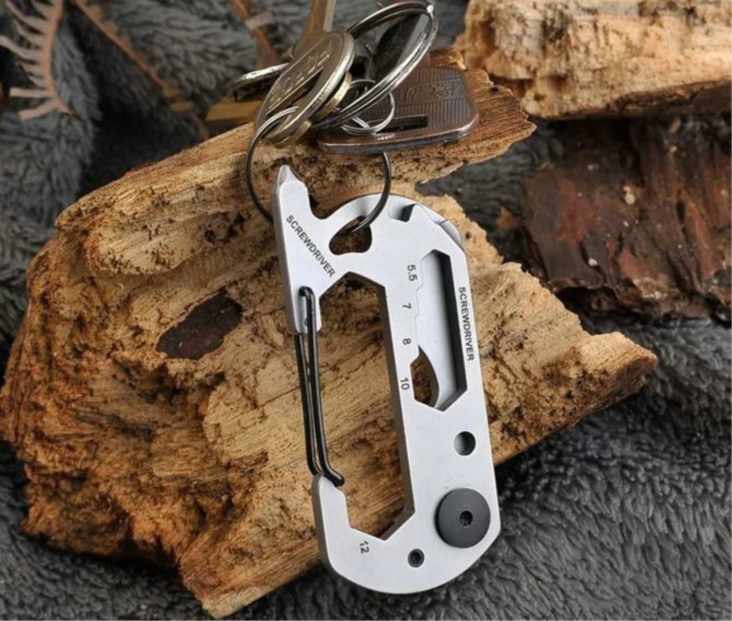 Мультифункциональный карабин Просто Полезно 13 в 1