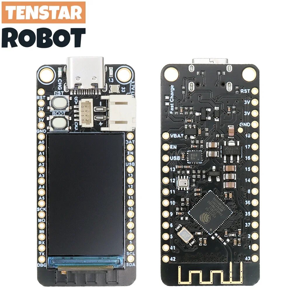 TENSTAR ROBOT TS-ESP32-S3 макетная плата с TFT дисплеем