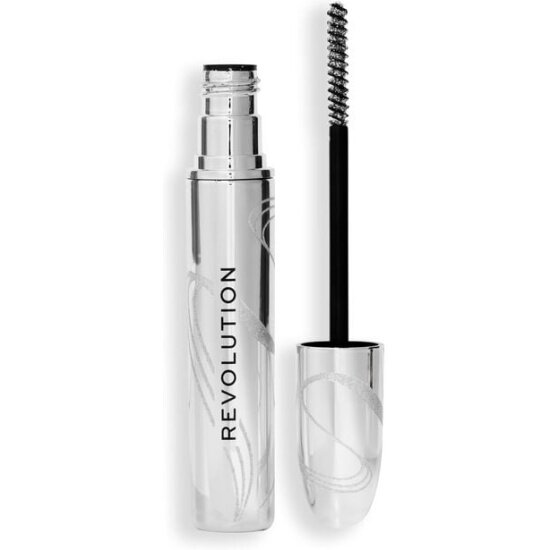 Верхнее покрытие для ресниц Makeup Revolution Silver с блестками, для сияющего эффекта 7 мл