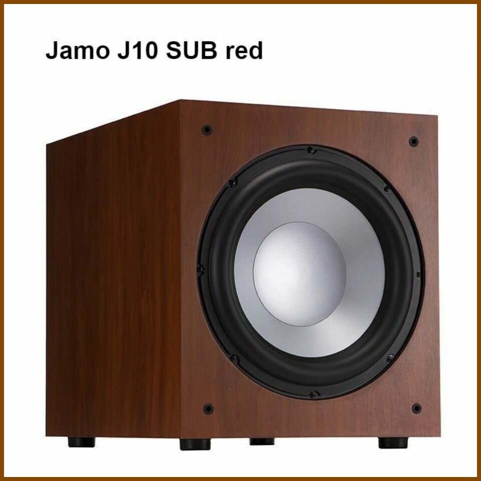 Домашний кинотеатр Сабвуфер Jamo J10 SUB red 300W.