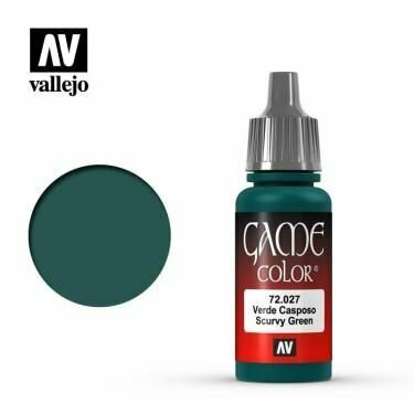 Краска акриловая Vallejo GAME COLOR 027 : 17 ML. SCURVY GREEN
