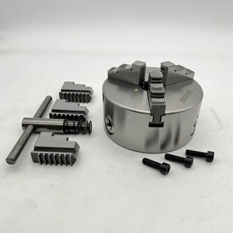 Металлический токарный патрон 130 мм трехкулачковый самоцентрирующийся патрон марки SANOU K11-130