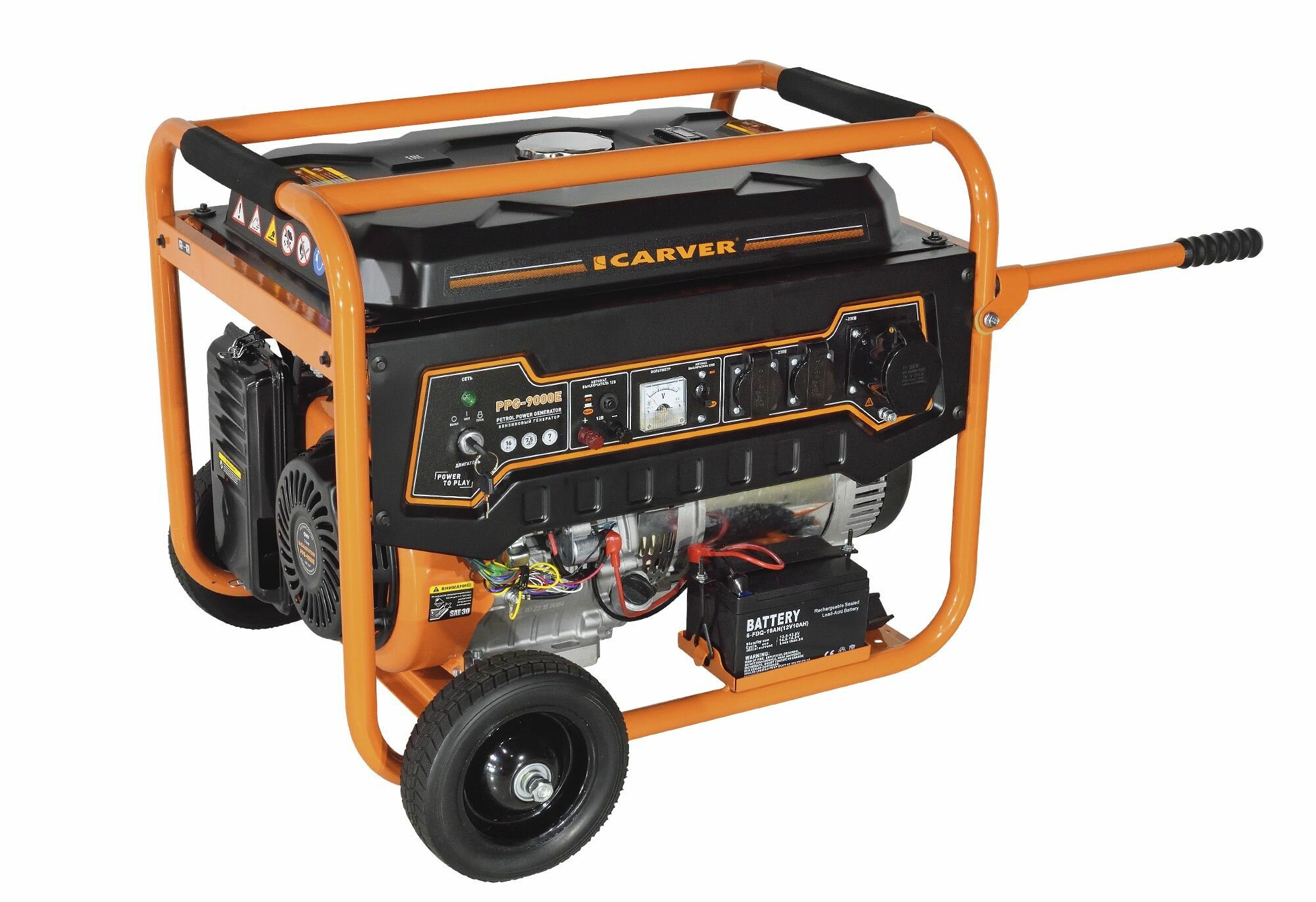 Генератор CARVER PPG-9000E (7.5Квт) бензиновый