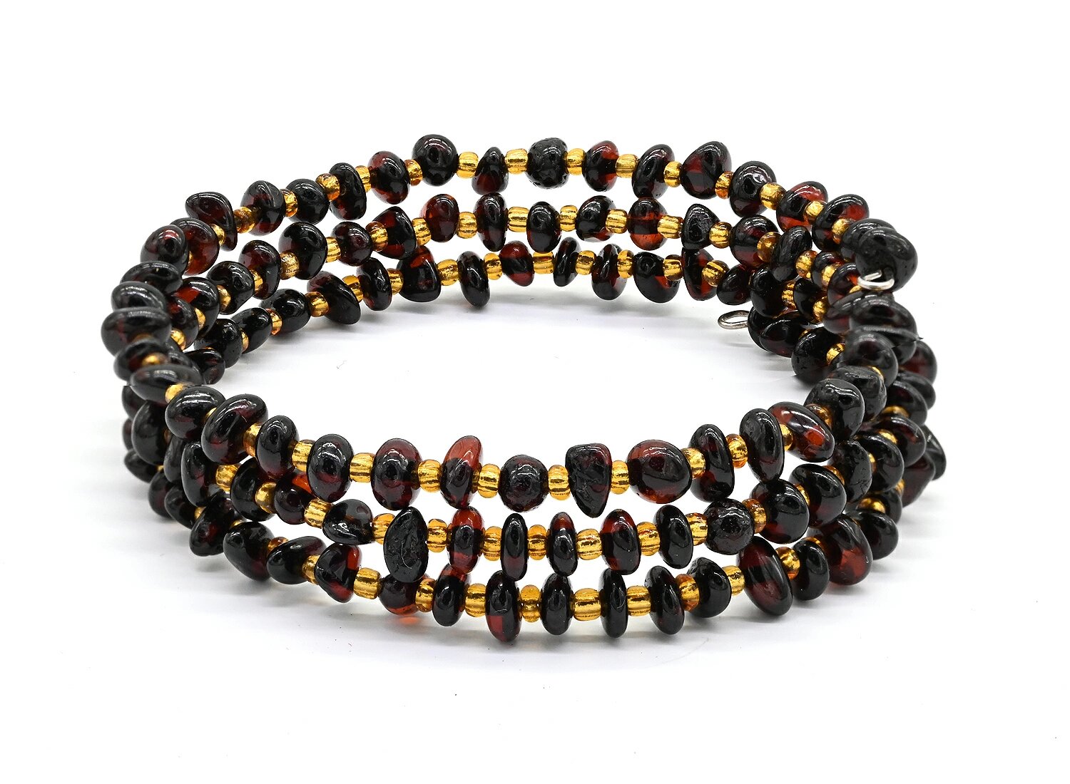 Браслет, янтарь