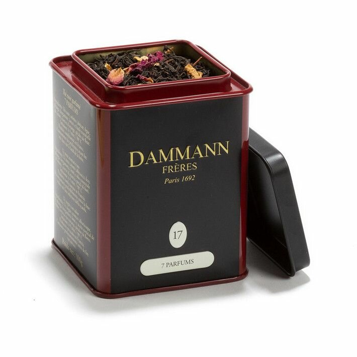 Чай DAMMANN The 7 parfums (7 ароматов), черный, 100 г