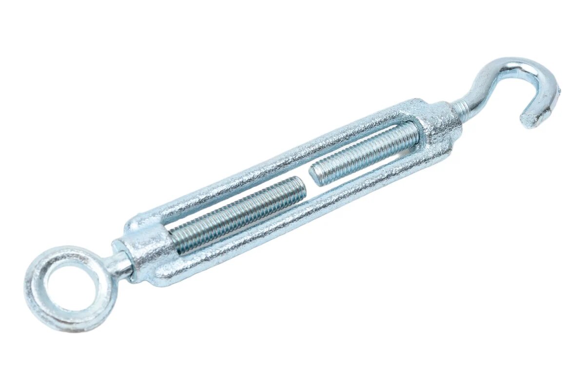 Талреп удлиненный DIN 1480 6х90 саморезик крюк-кольцо DIN1480-6х90-1 DIN-совместимый