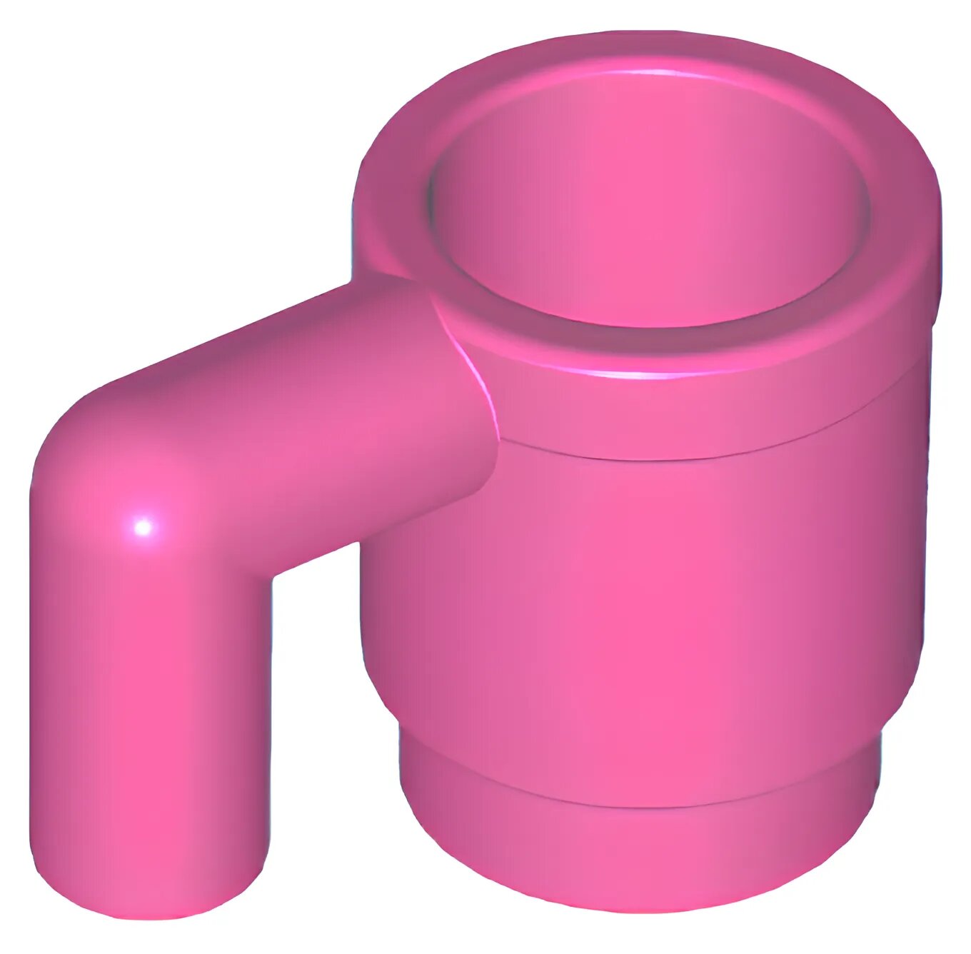 Деталь LEGO Кружка Lego Minifigure, Utensil Cup 3899 (6264, 28655) U Dark Pink