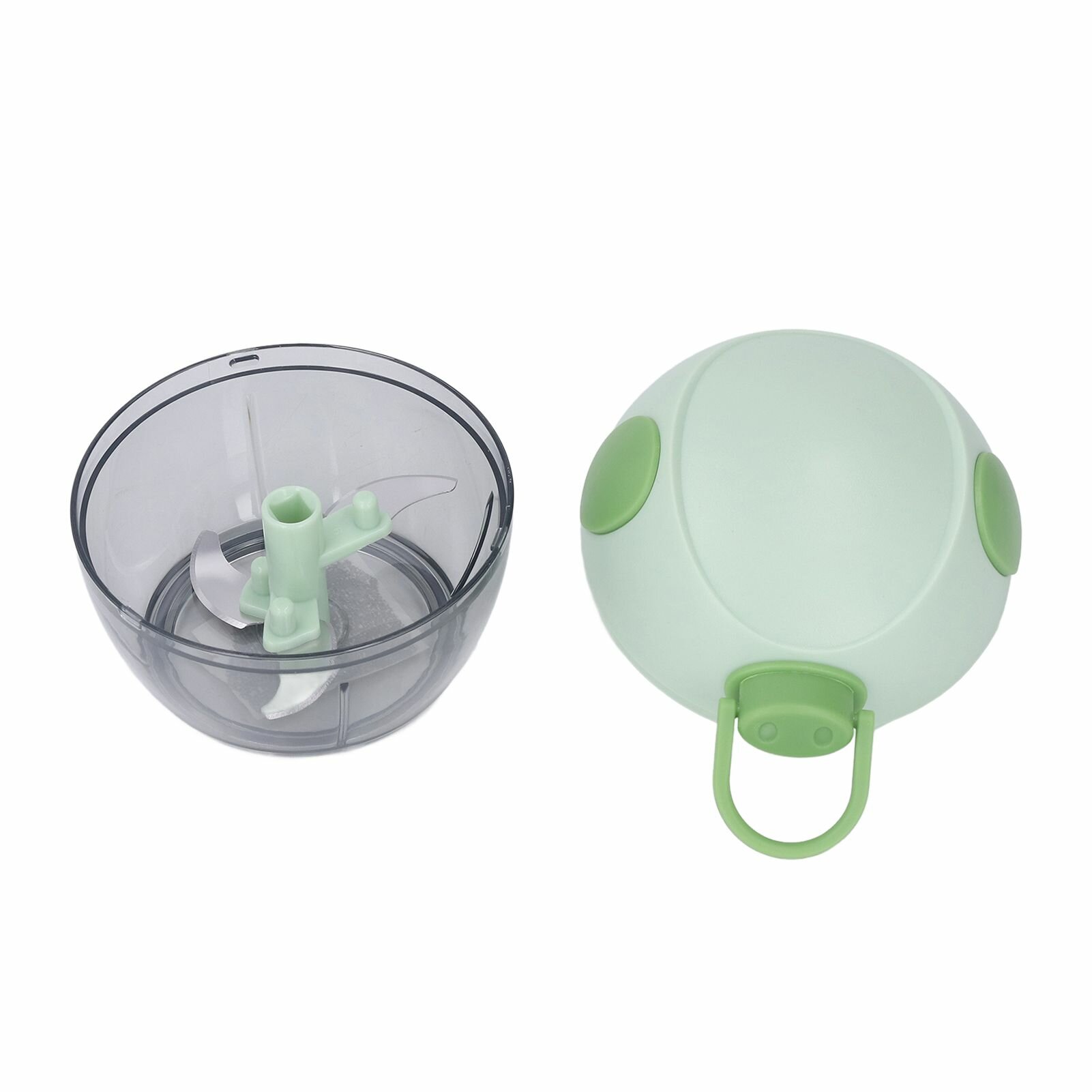 Ручной измельчитель чеснока, многофункциональный мини-ручной измельчитель для чеснока, кухонный комбайн для домашнего зеленого цвета