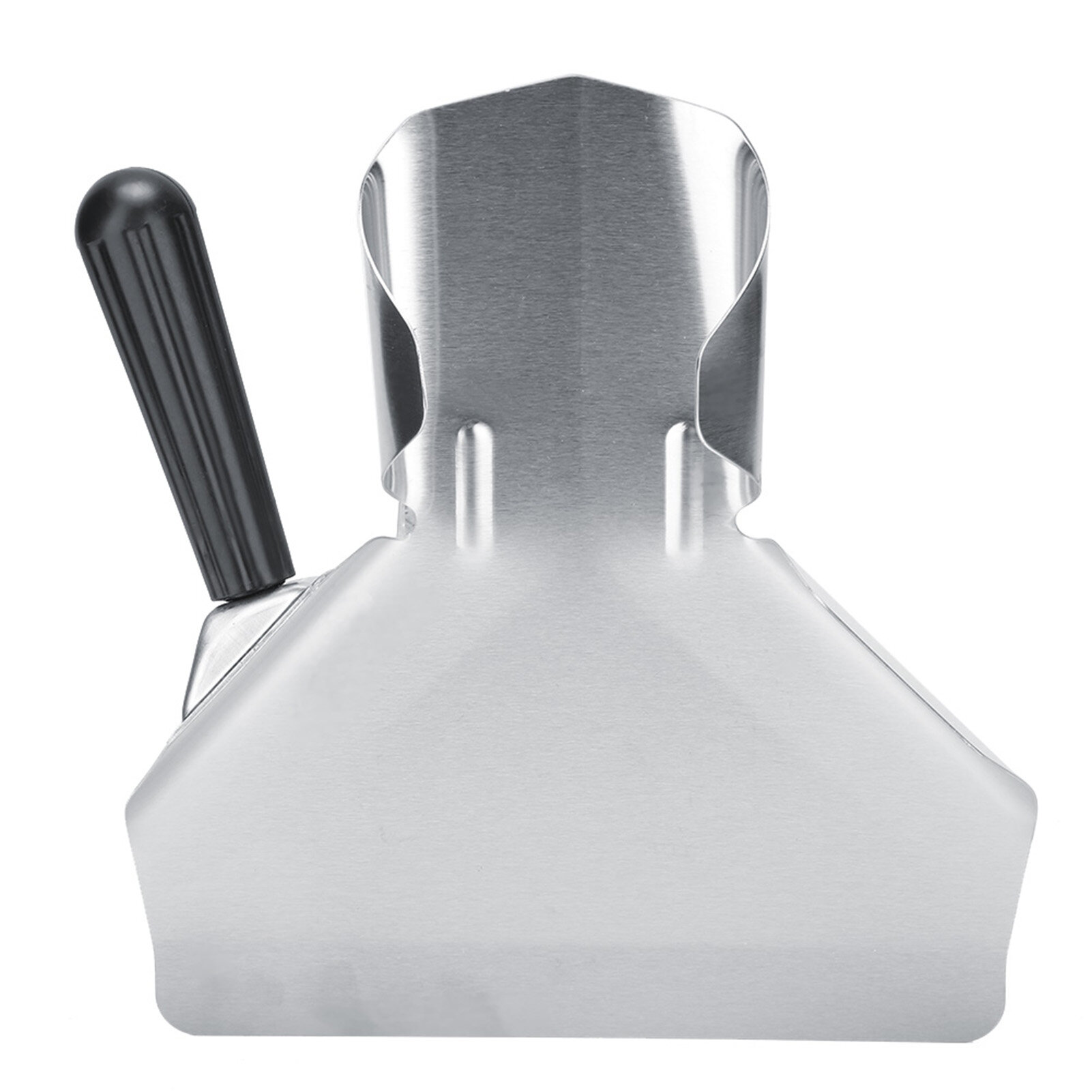 Лопатка для картофеля фри из нержавеющей стали, многофункциональная кухонная лопатка для чипсов, утолщенная конструкция для использования в ресторанах быстрого питания