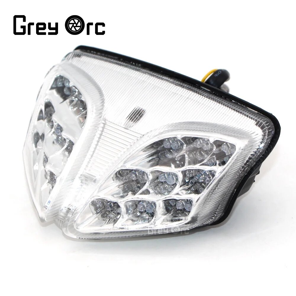 Подходит для Suzuki 2008-2021 GSXR600 GSX-R750, задний светодиодный задний фонарь, указатель white