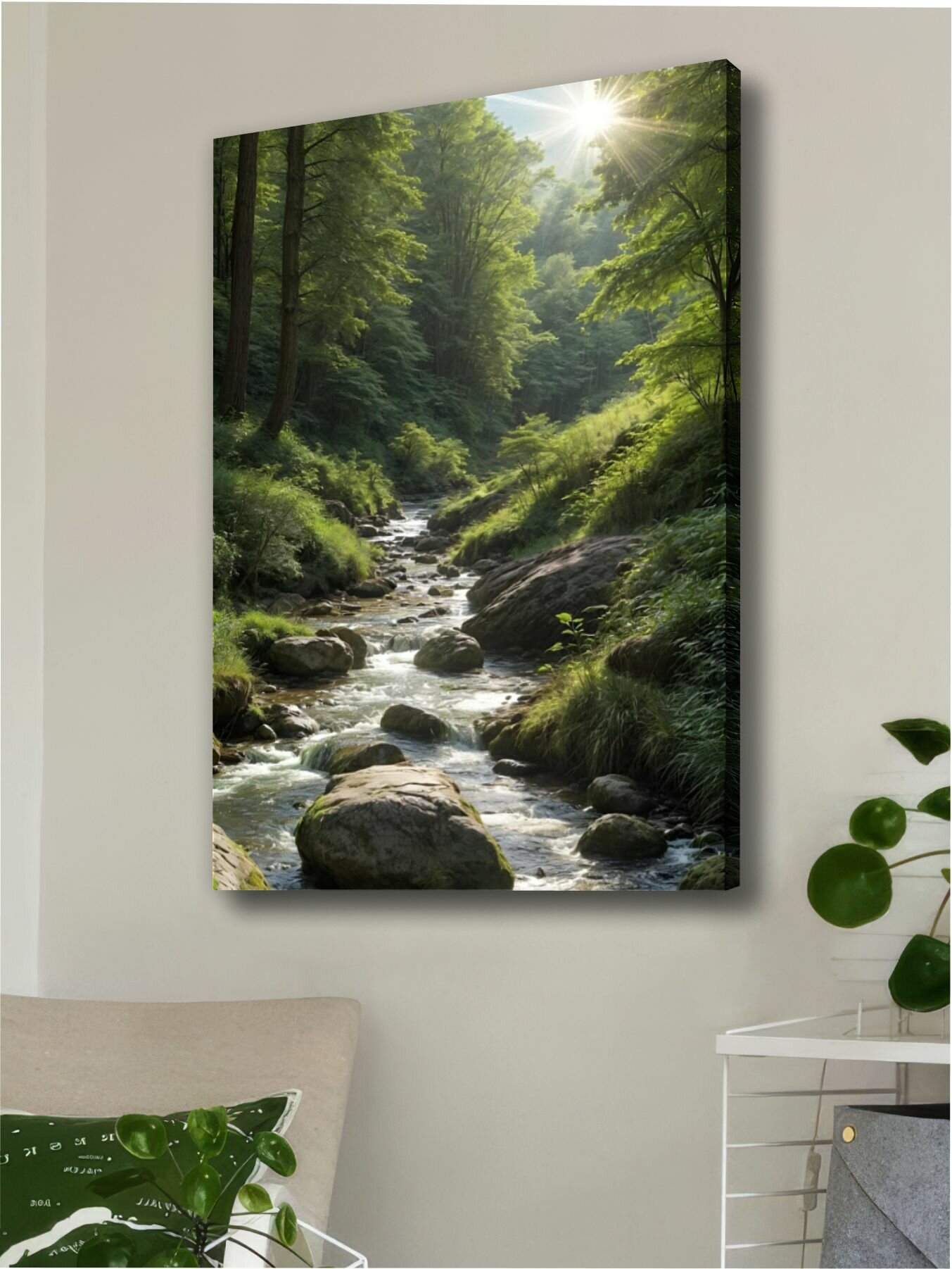 Картина Река времени на стену 50x70см 1шт.