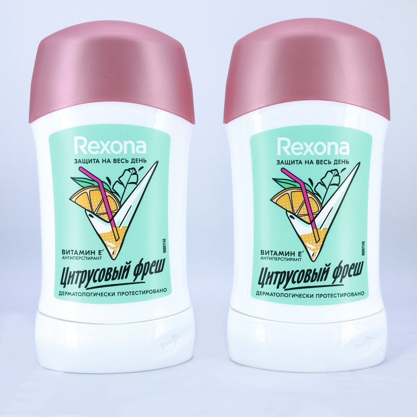 Антиперспирант-карандаш Rexona женский "Цитрусовый фреш". Упаковка 2 штуки.