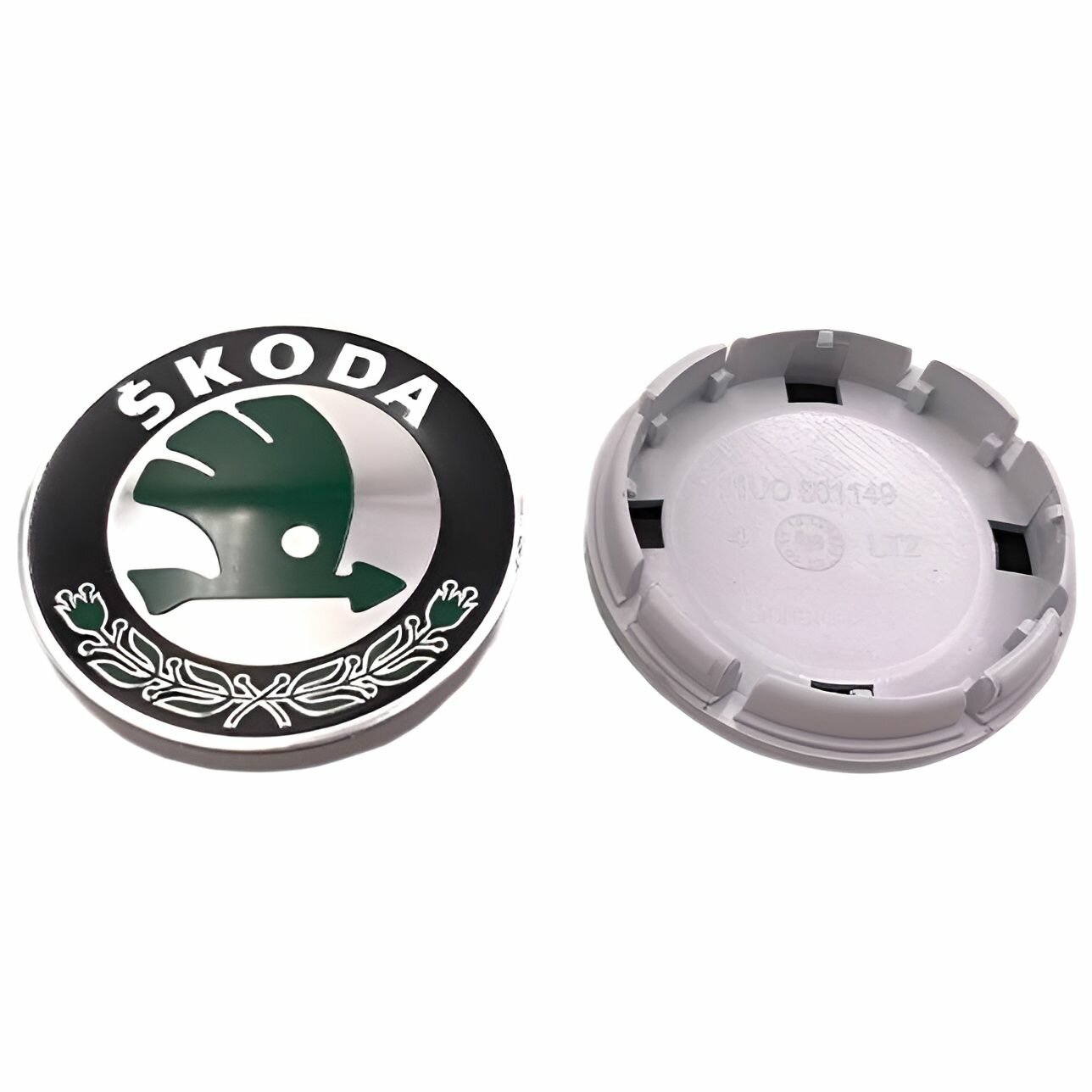 Колпачок ступицы на диски Skoda ( шкода ) колпак ступицы колеса, крышка с логотипом 1 шт