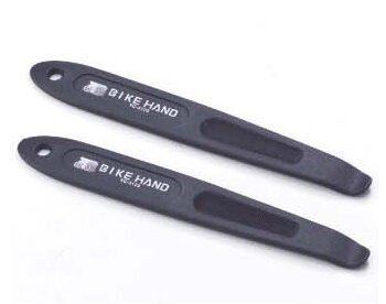 Монтировки BIKEHAND YC-3123 пластиковые, 20 см удлинённые, 2 шт чёрные