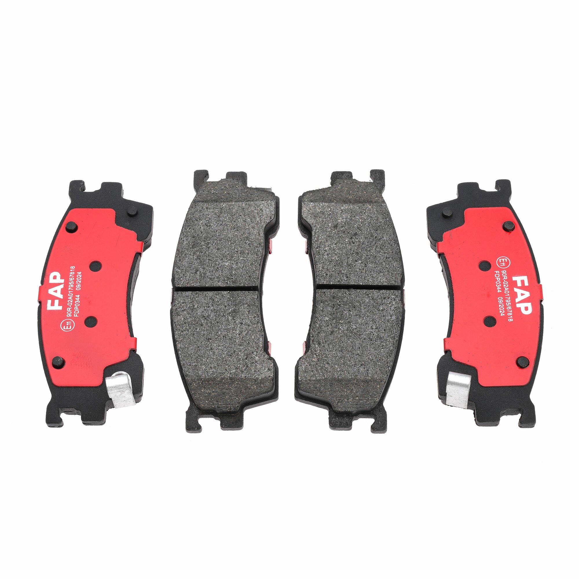 Колодки тормозные передние Мазда 3 323 626 Кседос Эунос Протеже Капелла Кронос Фамилия, Mazda Xedos 6 Etude Protege Familia Premacy MX-6, Haima 3, Ford Probe Laser; 1U0L3328Z, 3401278 керамические