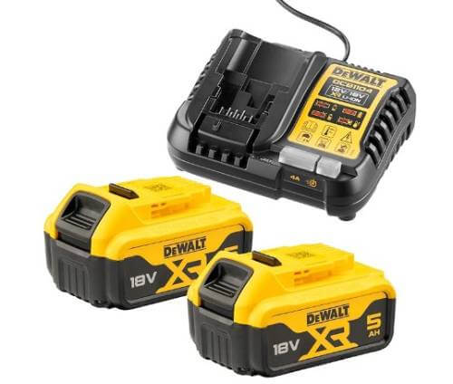 Набор аккумуляторов и зарядное утстройство DeWalt DCB1104P2