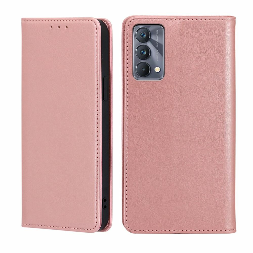 Чехол-книжка MyPads для Realme GT Master Edition/Realme Q3 Pro Carnival / Реалми GT Master Edition/Q3 Pro Carnival, Телячья кожа, закрывающаяся на ма.