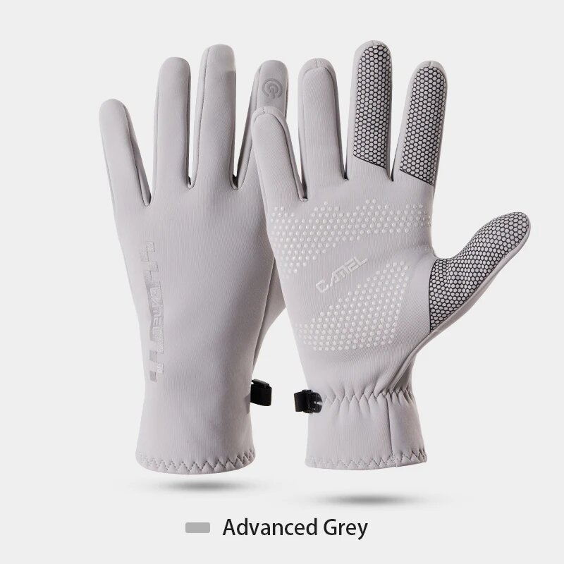 GOLDEN CAMEL зимние велоперчатки из полиэстера Серый, М, Grey