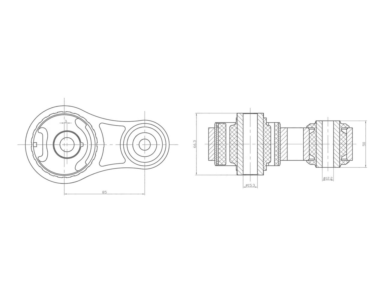 UNIO RMP-15080 (994561280 / 9YB041219 / EH4439010) опора двигателя задняя Mazda (Мазда) cx-7 06-