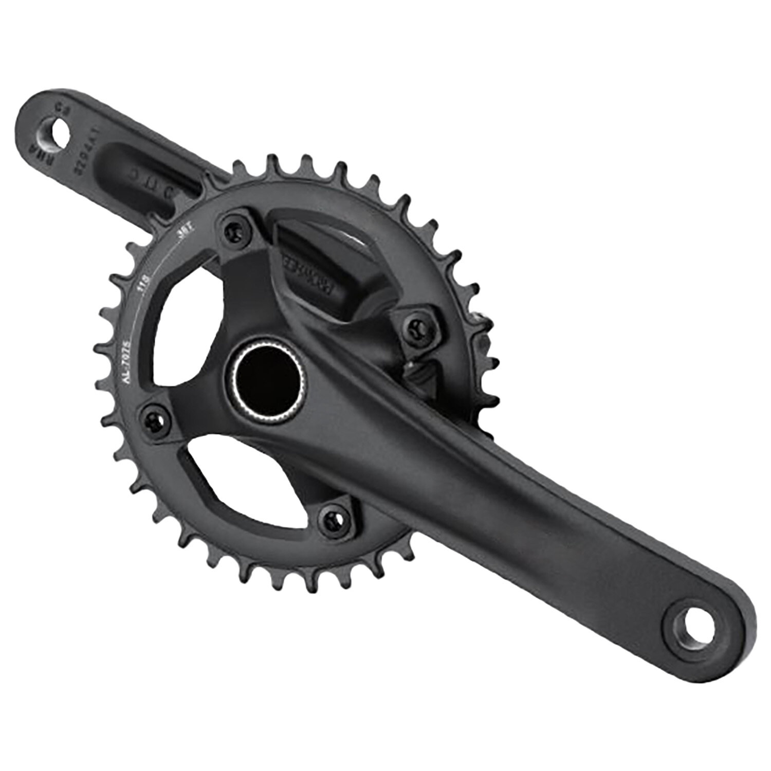 Система шатунов велосипеда 11 скоростная фрезерован. алюм смен. звезда NW 32зуб полая ось CrMo, Q-factor 171мм, шатуны AL-6061 175мм черная PROWHEEL