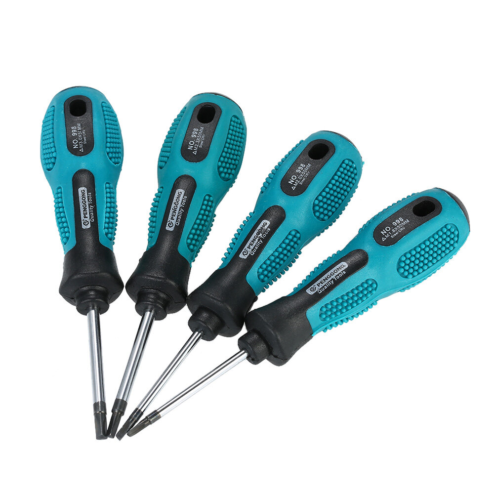 Набор из 4 прецизионных отверток PENGGONG с магнитными отвертками для ремонта бытовой техники (черный или серебристый наконечник выбирается случайным образом)
