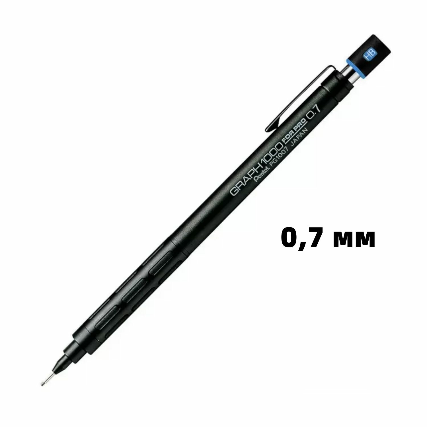 Pentel Карандаш, твердость: HB (Твердо-мягкий), толщина: 0.7 мм, 1 шт.