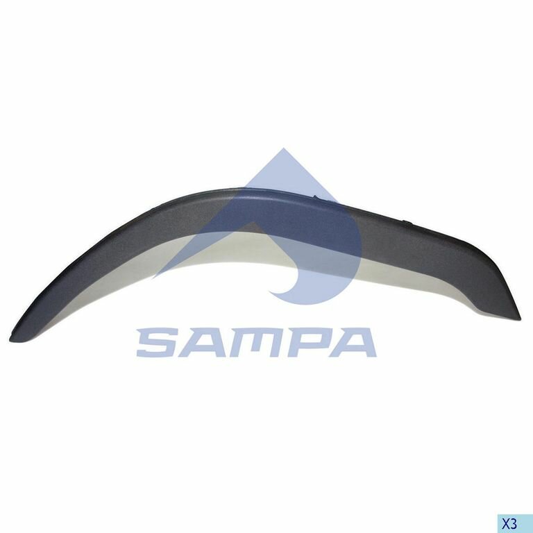 Накладка VOLVO FH крыла переднего левого SAMPA