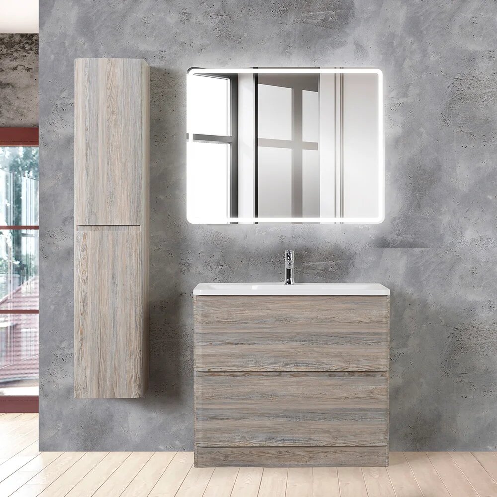 Мебель для ванной комнаты BelBagno Albano 80 напольная, pino scania