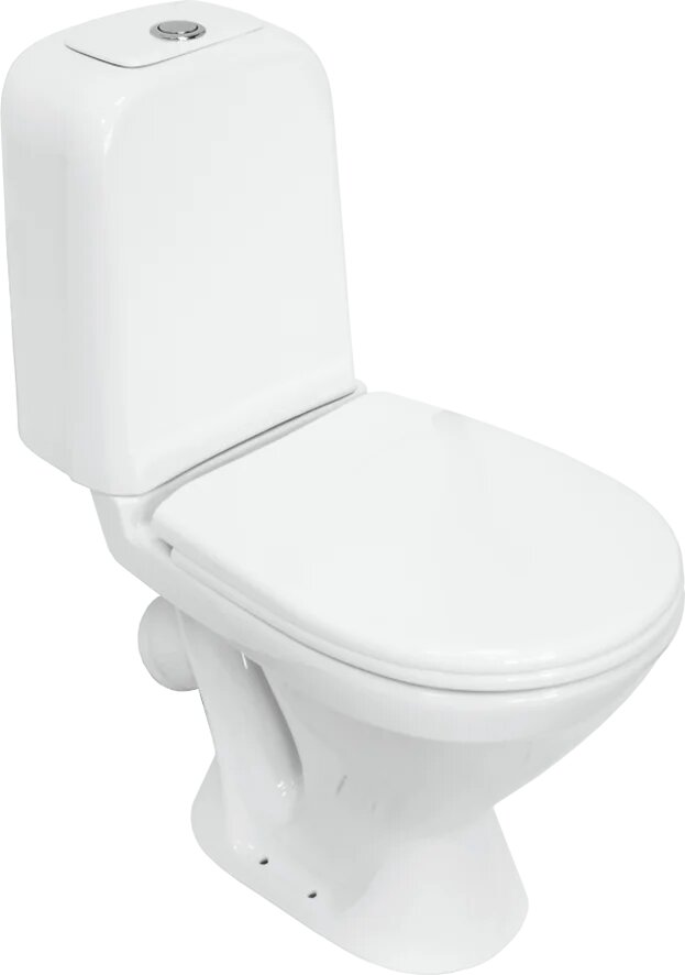 Унитаз-компакт напольный Sanita Самарская стандарт с косым выпуском, российский