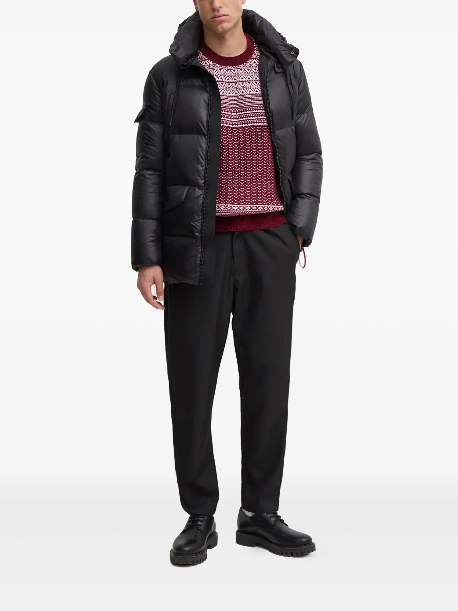 Свитер Armani Exchange, размер 52, , red — фото 1
