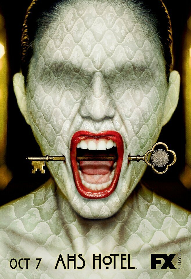 Плакат, постер Американская история ужасов/American Horror Story на бумаге, размер 21х30см