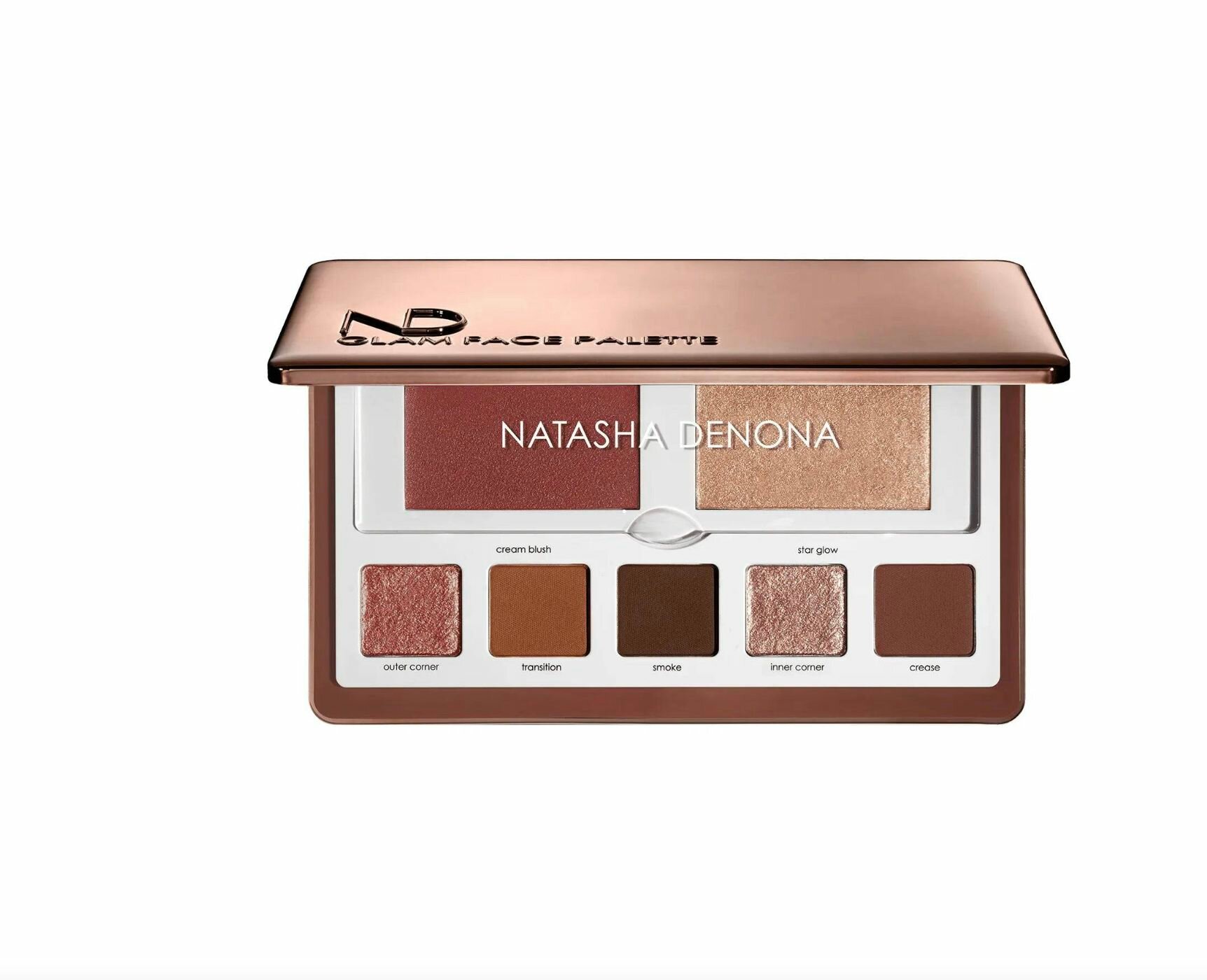 NATASHA DENONA Палетка для макияжа лица и глаз Glam Face Palette in Dark 13 g