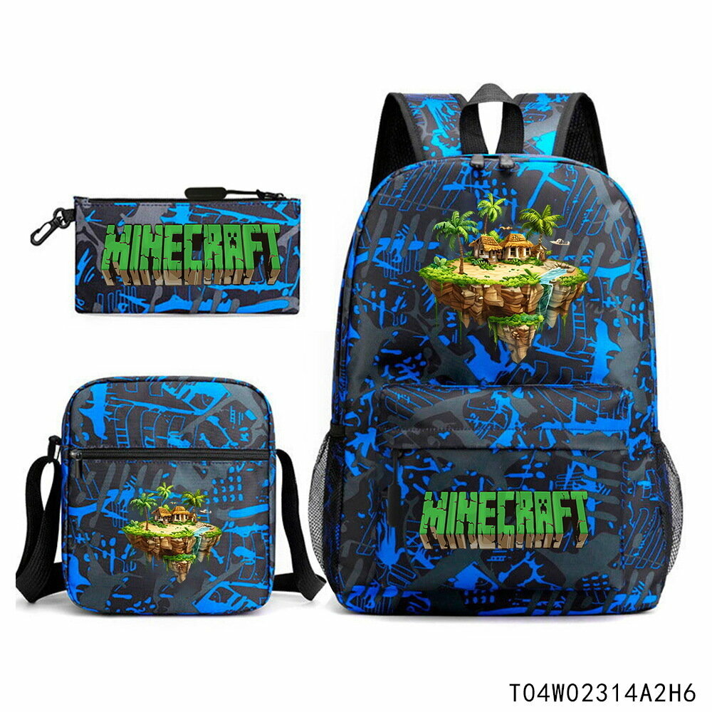 Школьная сумка MINECRAFT, игровая периферия Minecraft, повседневный рюкзак, мужская школьная сумка, Прямая доставка