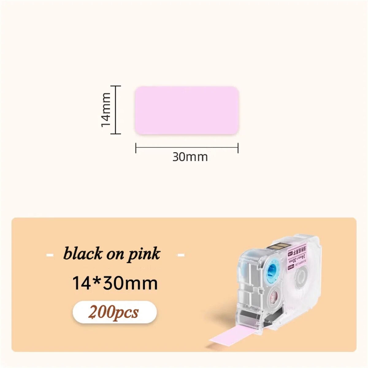 PHOMEMO A30 Термопринтер для мебельных бирок black on pink