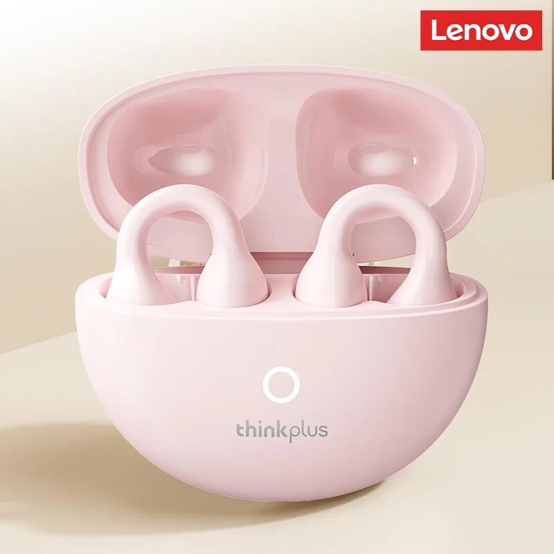 Lenovo Thinkplus LP25 Pink, розовые беспроводные наушники