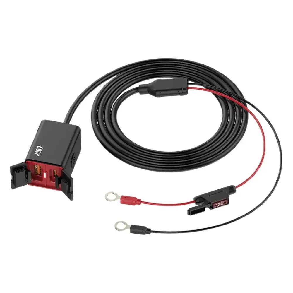 Быстрое зарядное устройство USB C для мотоцикла Pd + qc3.0, 60 Вт, зарядное устройство 12 В/24 В, автомобильный адаптер типа C, водонепроницаемая розетка A0a9