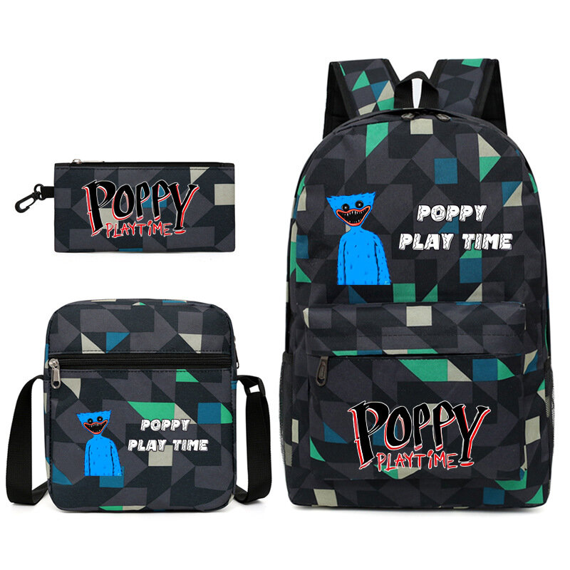 Внешняя торговля Poppy Play Time Poppy Play Time Starry Sky комплект из 3 предметов рюкзак сумка через плечо пенал