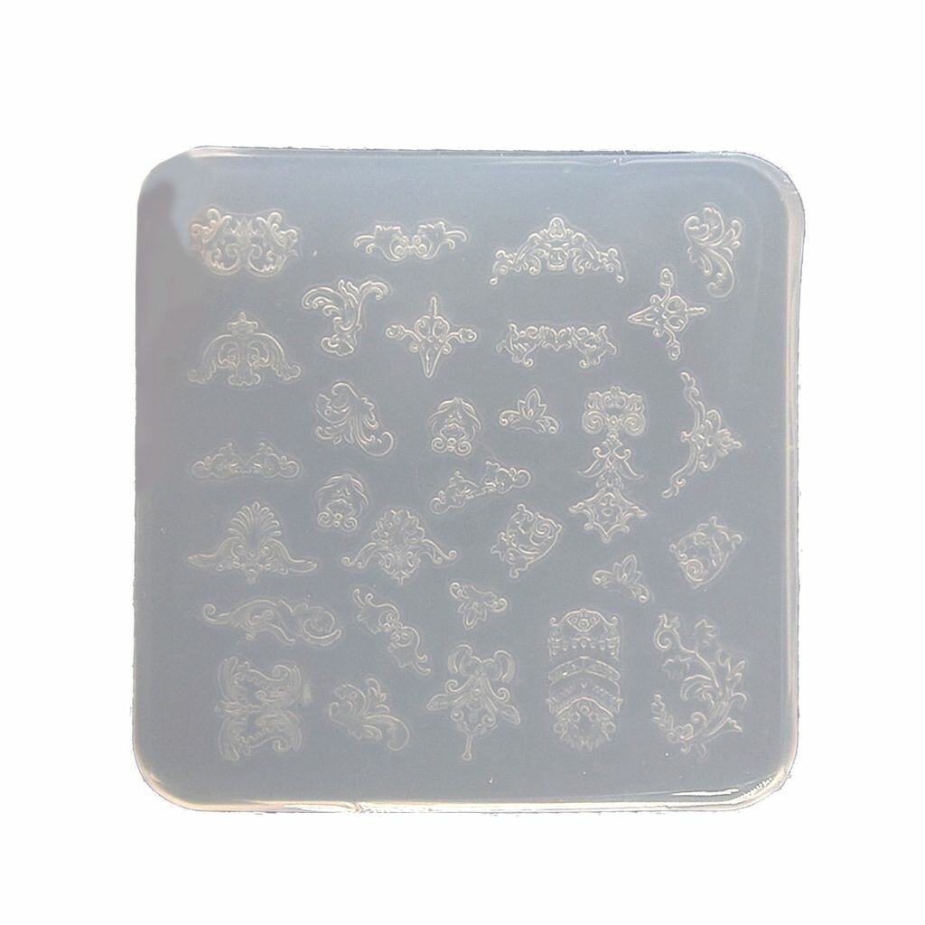 Ретро-рельефная Силиконовая форма, Серьги из полимерной глины, ювелирные изделия из смолы