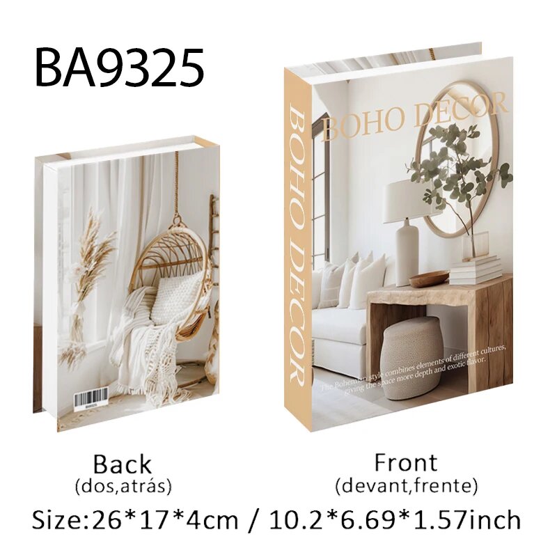 Декоративная книга Boho Decor, BA9325, бежевый