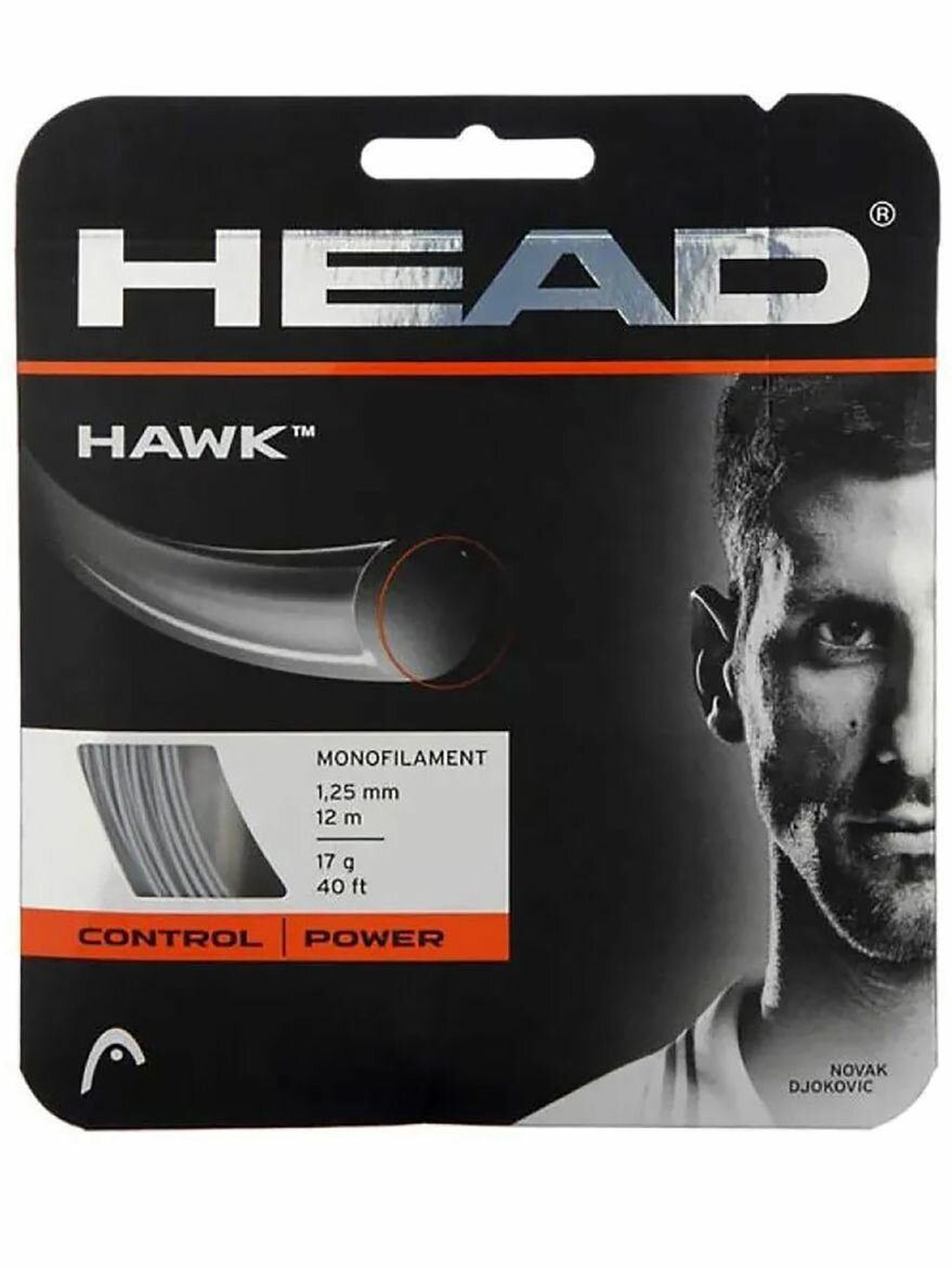 Струны Head Head Hawk 1.25 12 m Унисекс 281103-17GR 17GR синтетика