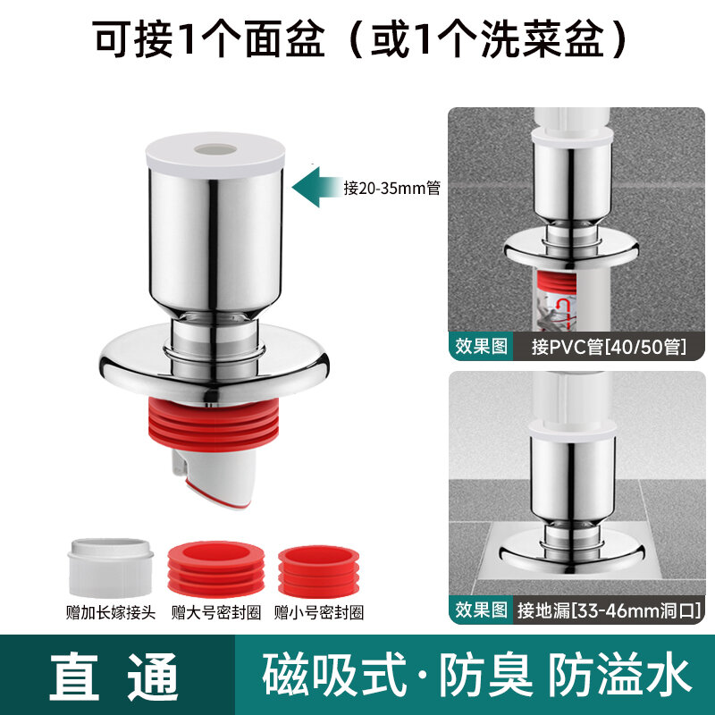 Тройник для слива стиральной машины, соединитель для напольного слива, тройник для канализации с двухвходовым обратным клапаном для предотвращения обратного потока воды.