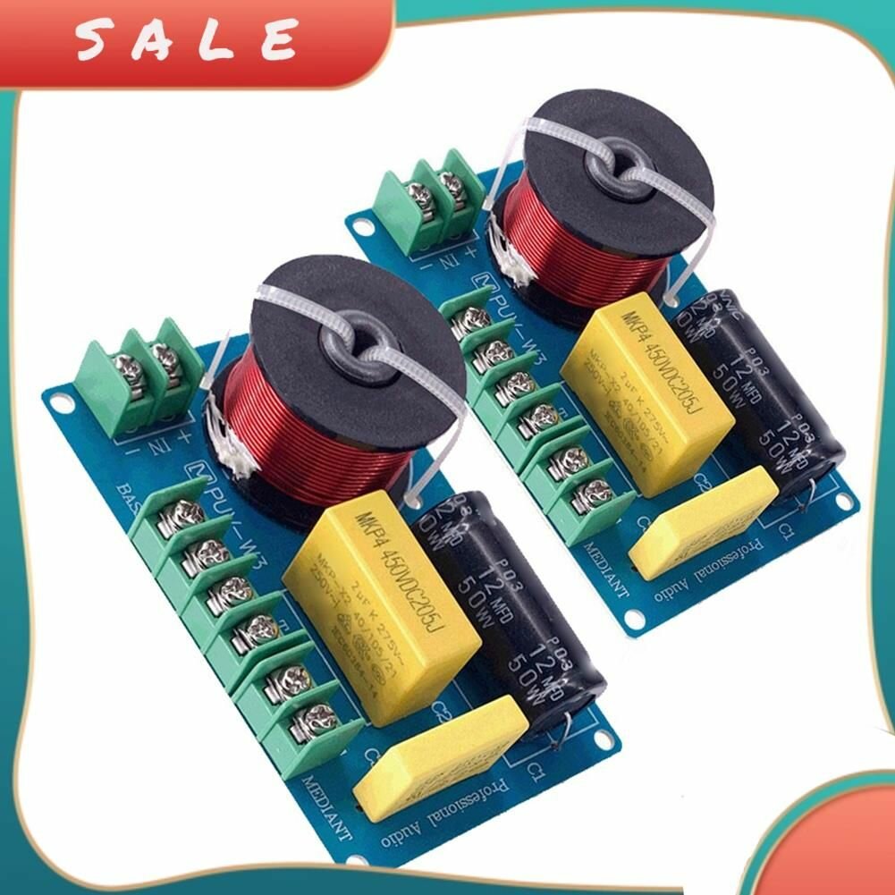 (V T I A) 2 PCS Печатная Плата Стереодинамик Разделительные Фильтры ВЧ/НЧ 3 Делителя Частоты Блока