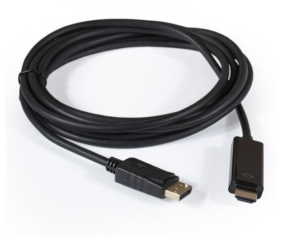 Кабель Exegate DisplayPort-HDMI EX-CC-DP-HDMI-1.8 (20M/19M, 1,8м, экран)