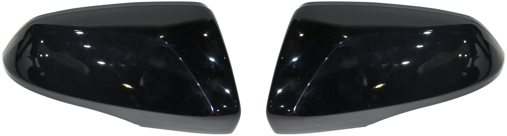 Облицовка корпуса зеркала ВАЗ / для Лада Веста 2180 / MIRR / накладка зеркала / цвет Черный глянец, комплект (прав+лев.)