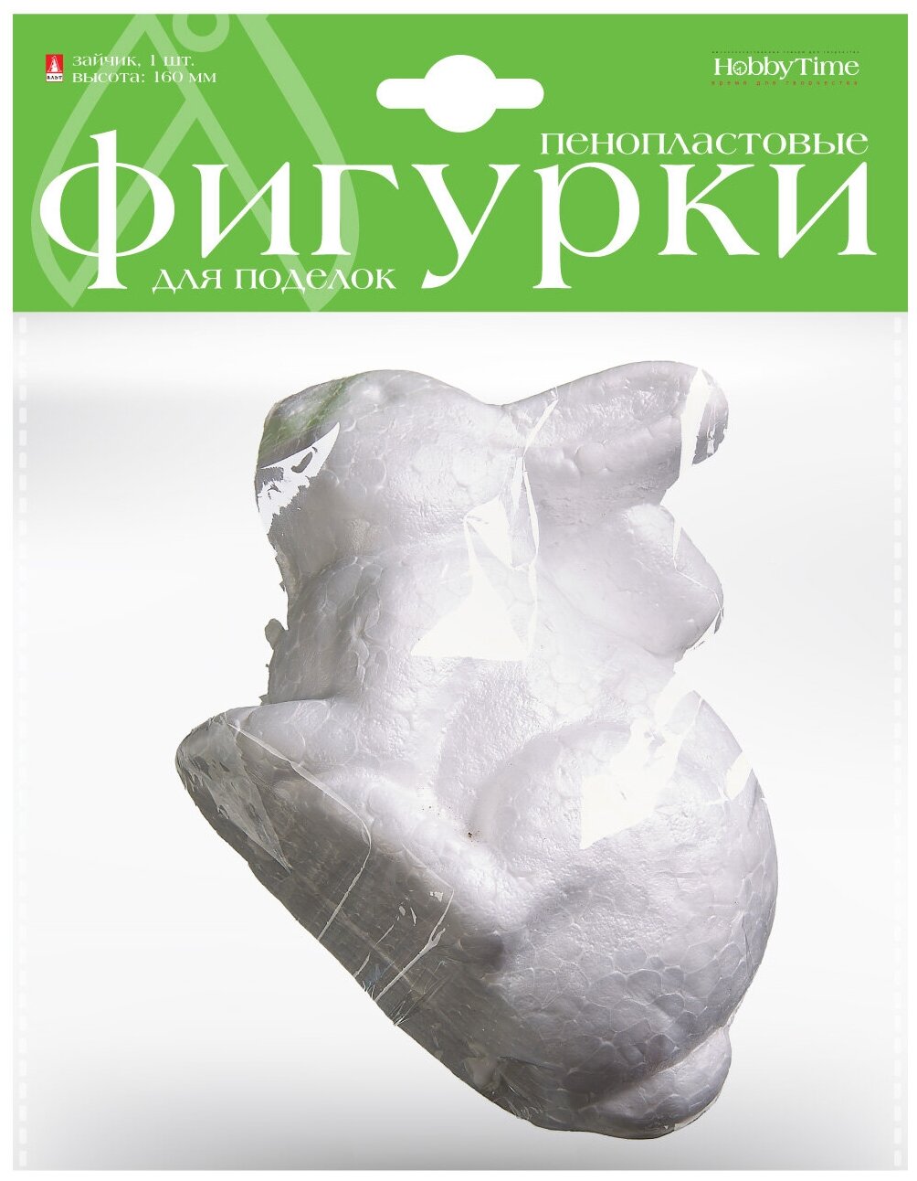 Пенопластовые фигурки. Зайчик, 160 ММ, 1 ШТ, Арт. 2-208/05