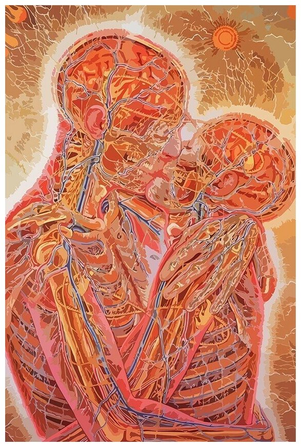 Картина по номерам на холсте эзотерика души тела космоса провидения таинств йога - 6831 В 60X40