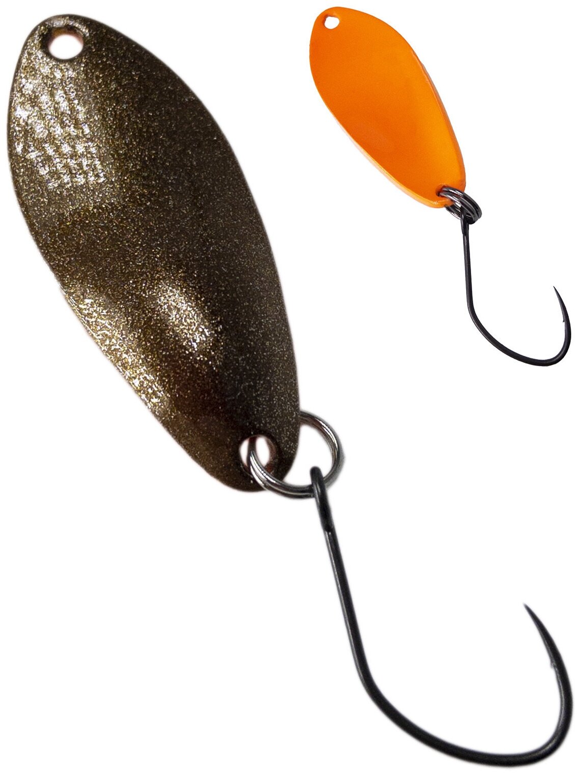 Набор 2ШТ Блесна колебалка Зябликов Пиксель 3 см. 2.9гр fluo