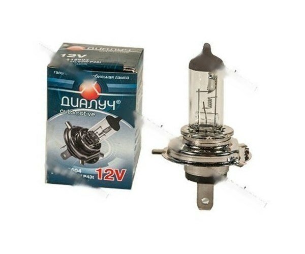 Лампа галоген 12V H4 60/55W P43T Диалуч – качественный свет для дороги